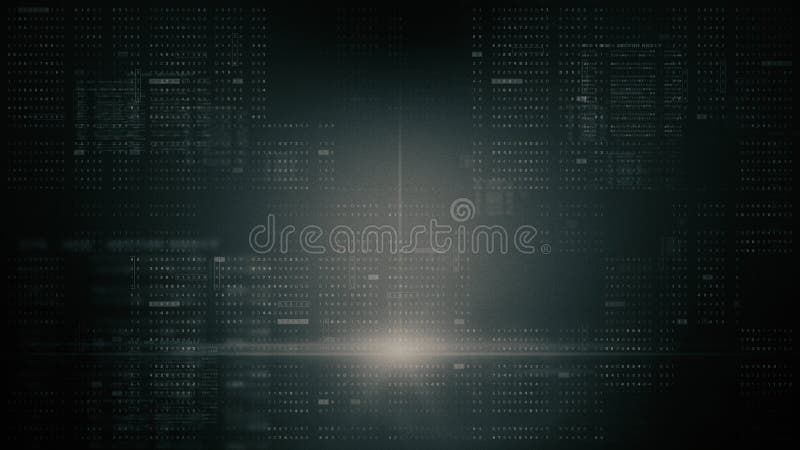 Futuristic Matrix Data Simulation HUD Background Stock Image - Image of concept, simulation ...
