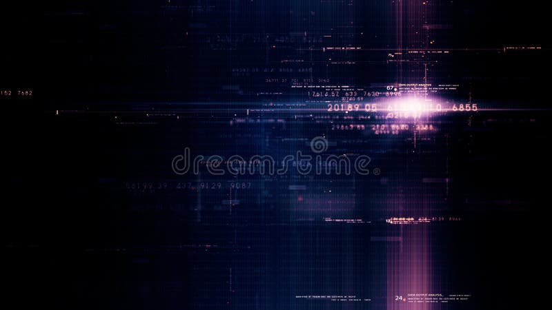 Futuristic Matrix Data Simulation HUD Background Stock Image - Image of data, cryptocurrency ...