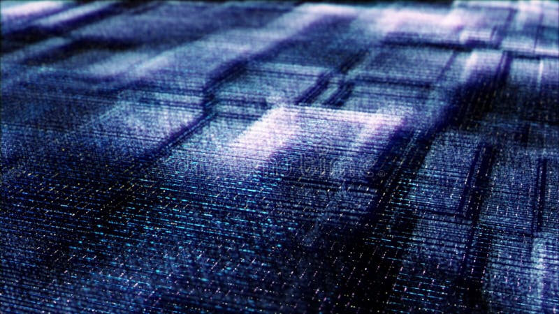 Futuristic Matrix Grid Particles in Cyber Space Background Stock ...