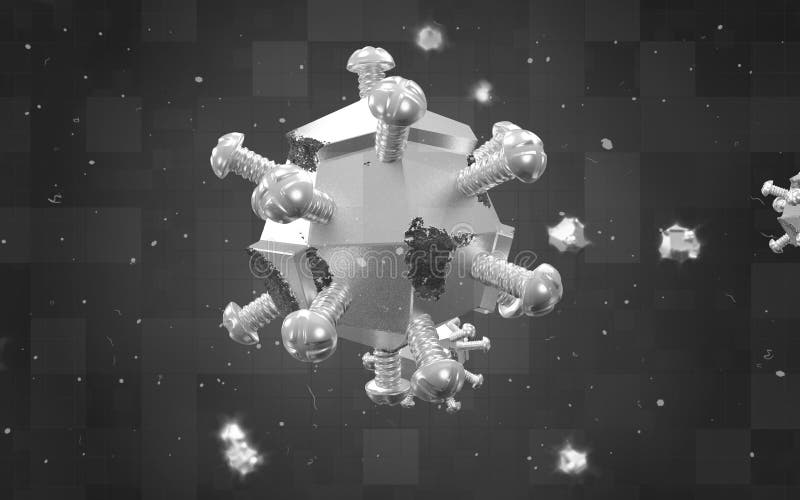 Futuristic Mechanical Killing Machine Stock Illustration - Illustration ...