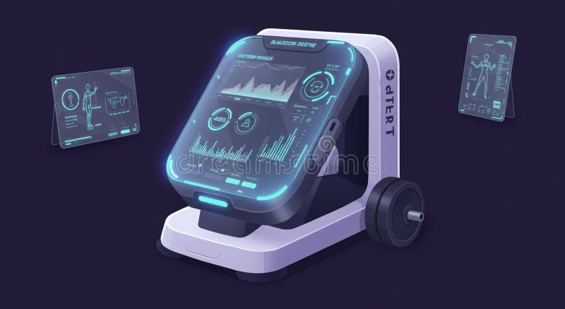 Futuristic Medical Device Features a Large, Angled Touchscreen ...