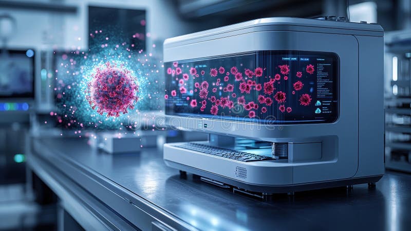 Futuristic Medical Device is Shown Laboratory Setting, Featuring ...
