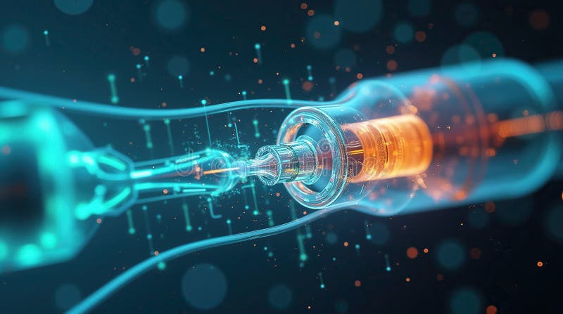 Futuristic Medical Equipment Depicting Advanced IV Infusion Dynamics ...