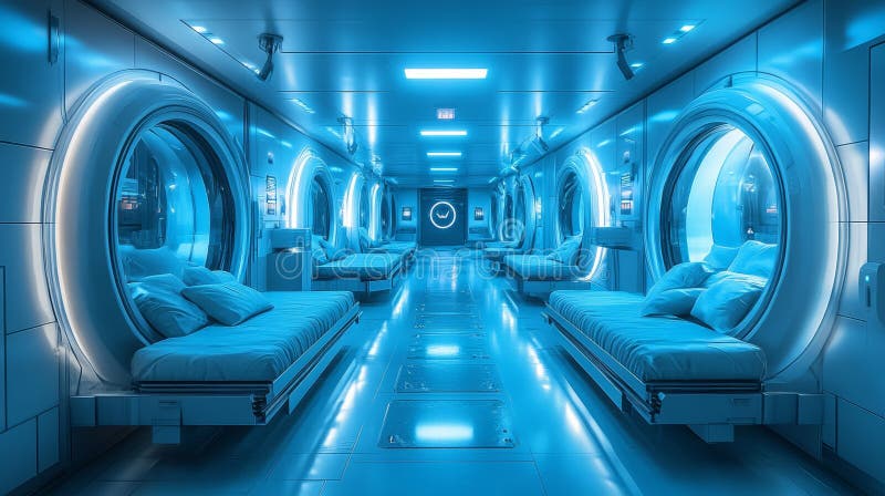 Futuristic Medical Facility with Advanced Technology and Modern Design ...