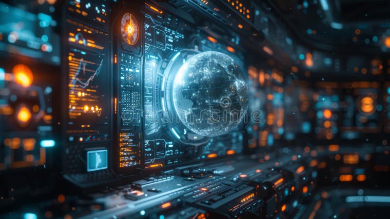 A Futuristic Medical Lab is Filled with Advanced Equipment and ...