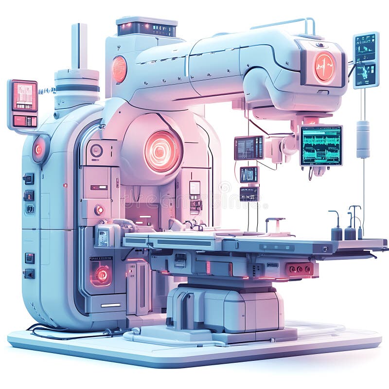Futuristic Medical Operating Table Advanced Surgical Technology Stock ...
