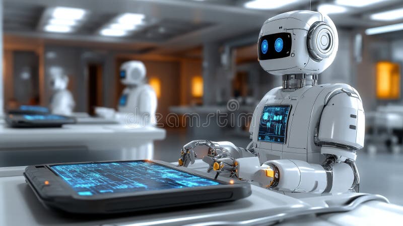 Artificial Intelligence in Healthcare Analyzing Human Body Scan Stock ...