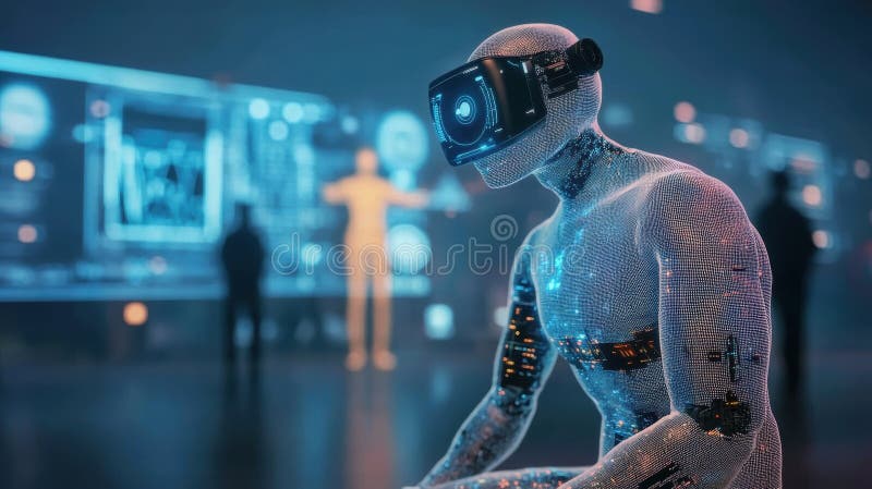 Artificial Intelligence in Healthcare Analyzing Human Body Scan Stock ...