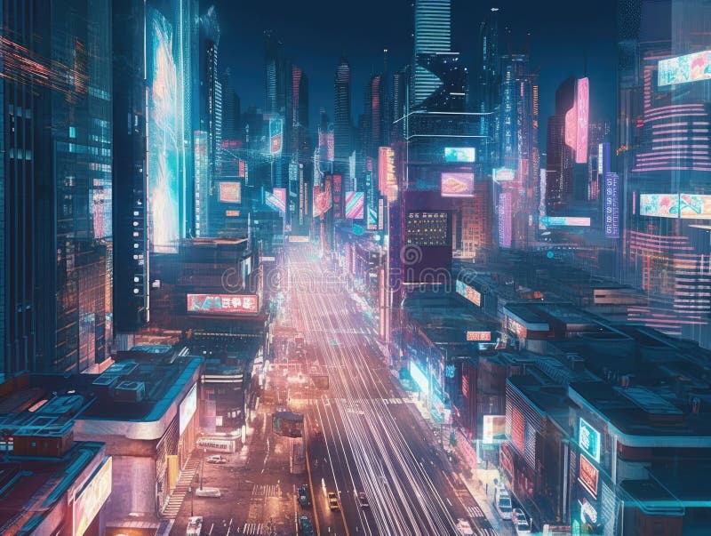 Cyber Megacity Stock Illustrations 241 Cyber Megacity Stock