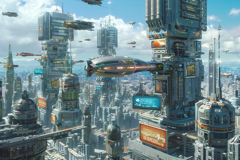 Futuristic Megacity: a Panoramic View of Advanced Urban Structures ...