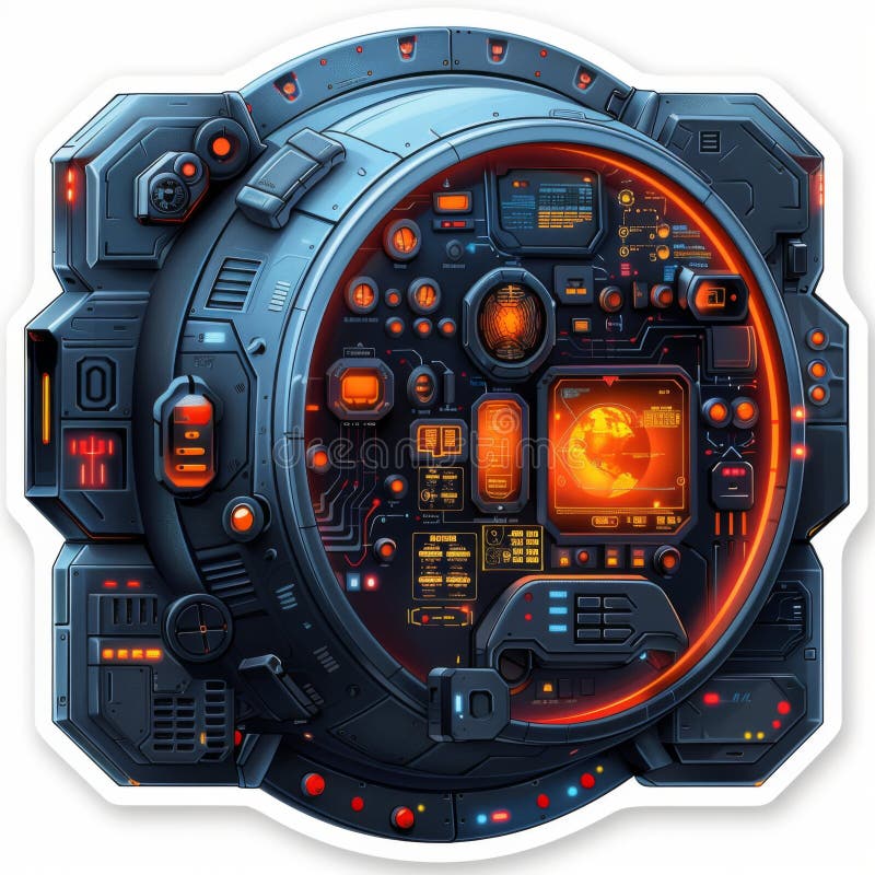 Futuristic Memory Cards Containing Important Data or Programs Stock ...