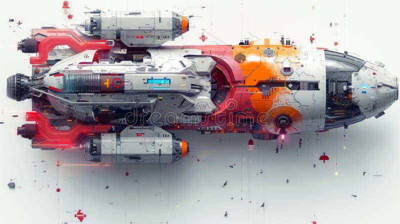 Futuristic Memory Cards Containing Important Data or Programs Stock ...