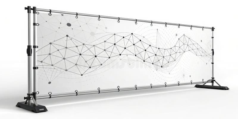 Futuristic Mesh Network on Transparent Display for Tech Innovation ...