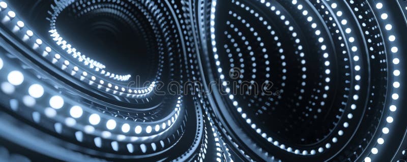 A Futuristic Metal Texture with Concentric Circular Patterns and ...