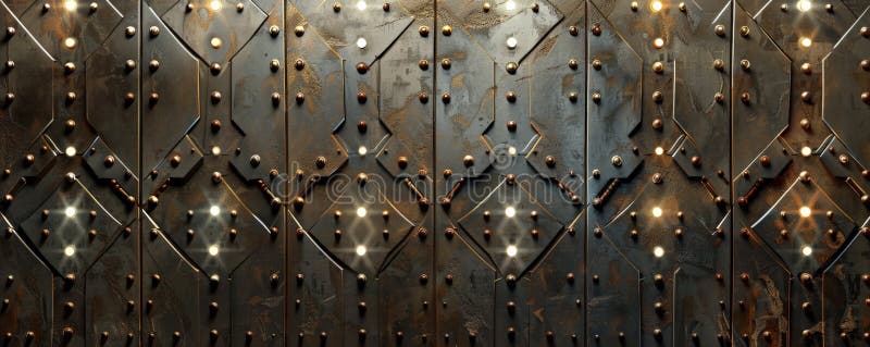 A Futuristic Metal Texture with a Repeating Pattern of Diamond Shapes ...
