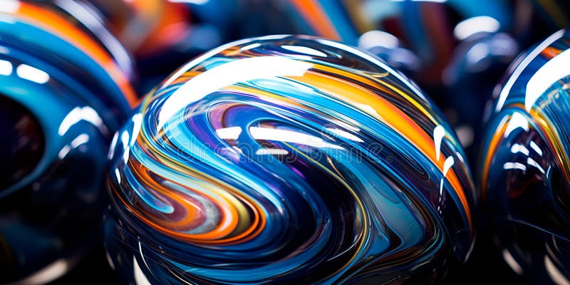 Futuristic Metallic Marble with a Metallic Sheen and High-tech ...