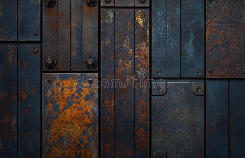 A Futuristic Metallic Texture in a Hexagonal 3D Pattern Stock Photo ...