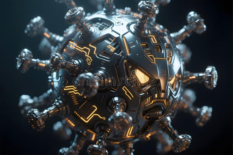 Mechanical Spike Proteins Stock Illustrations – 17 Mechanical Spike ...