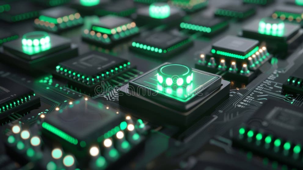 Futuristic Microchip Technology: AI, Quantum Computing & Next-Gen ...