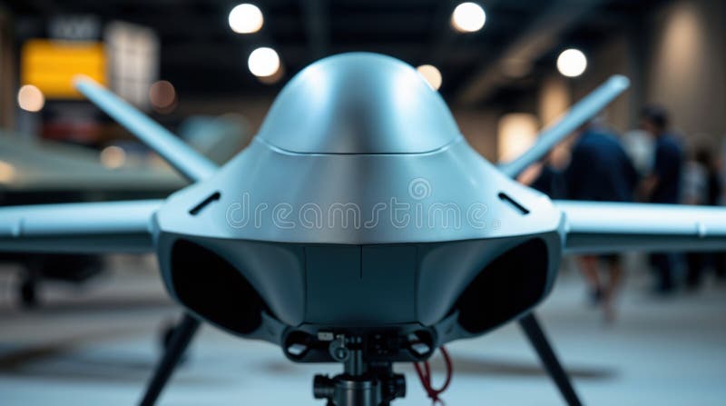Futuristic Military Drone with Advanced Optics and Tactical Design ...
