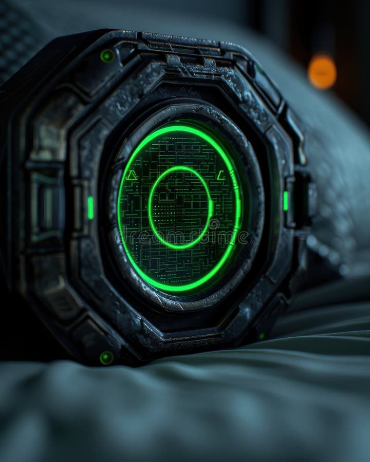 Futuristic Military Targeting System Stock Illustration - Illustration ...