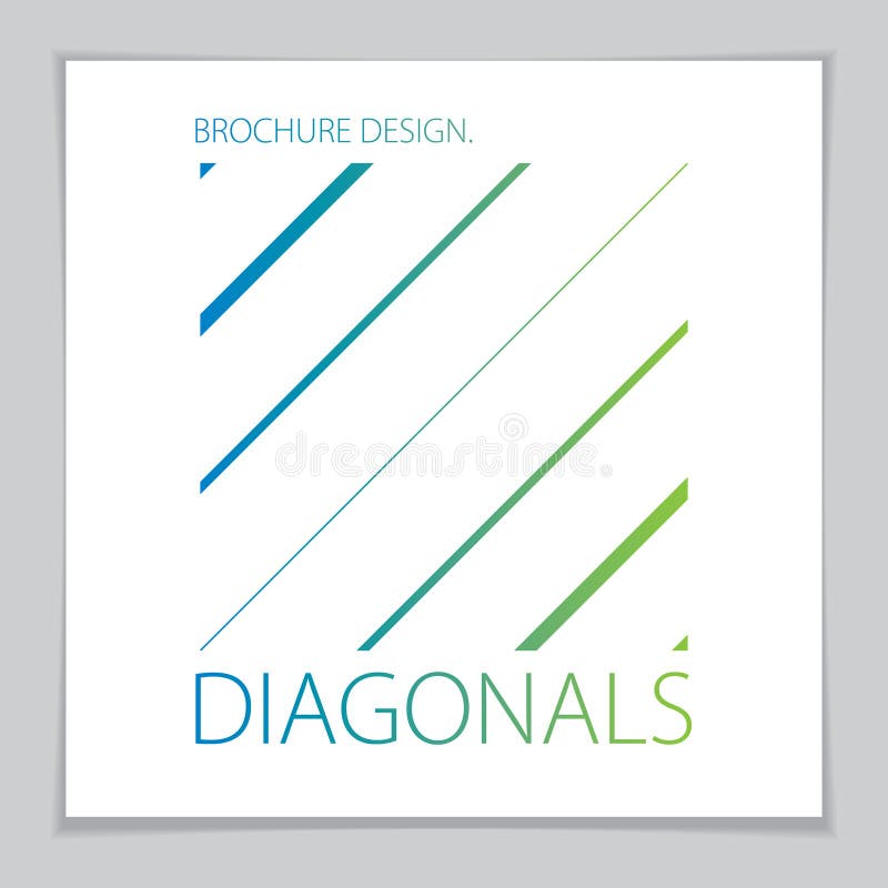 Futuristic Minimal Brochure Graphic Design Template. Vector Geom Stock ...