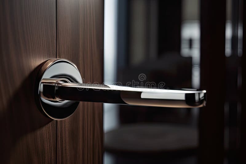 A Futuristic, Minimalist Door Handle with Sleek Lines and a Touch ...