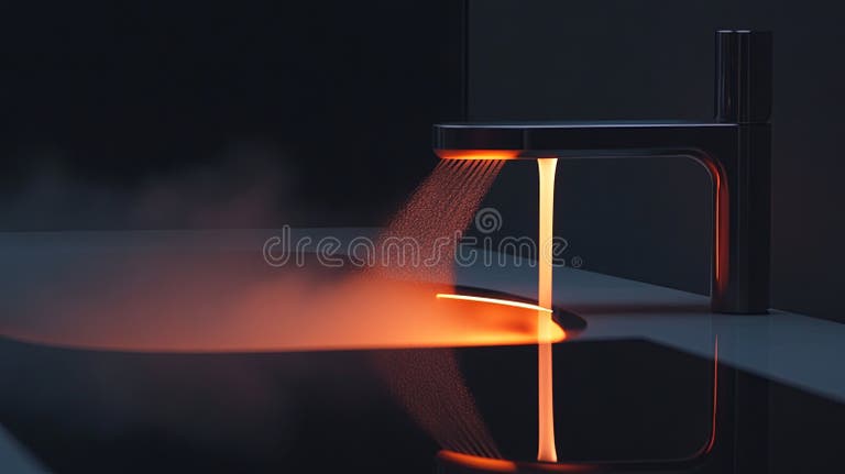 A Futuristic, Minimalist Kitchen Faucet with Touchless Controls and a ...