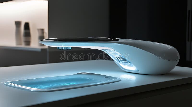 Futuristic Minimalist Kitchen Faucet Touchless Controls Stock Photos ...