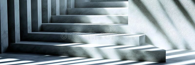 Futuristic Minimalistic Staircase Design with Clean Lines and Dramatic ...