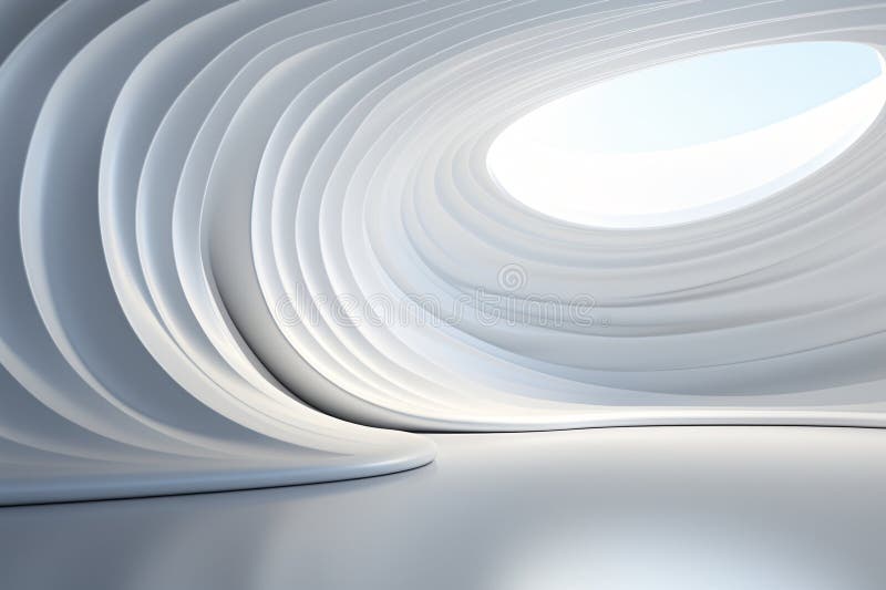 Futuristic Minimalistic White Background Clean and Modern Design with ...