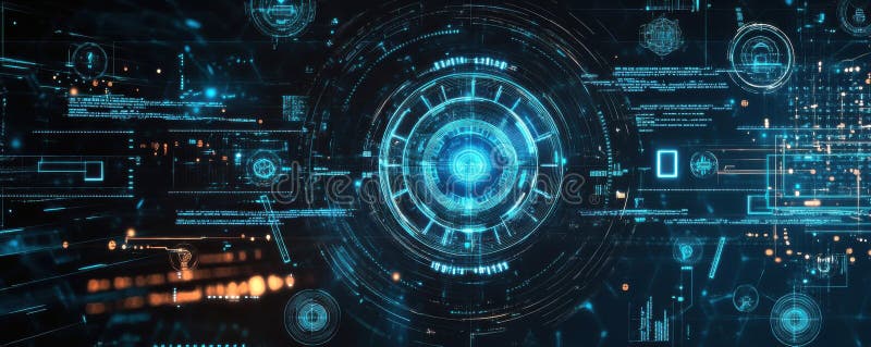 Futuristic Mobile Phone Wallpaper Featuring a Digital Interface with ...