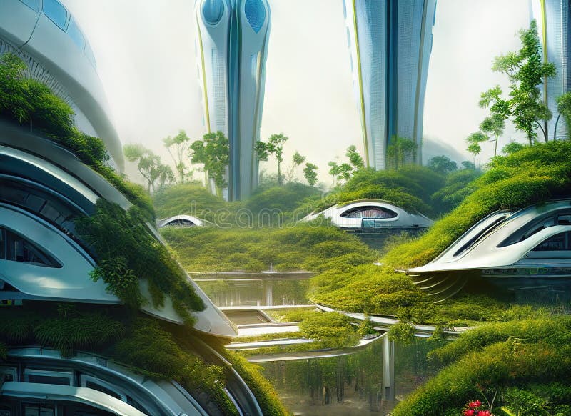 Futuristic Model of Environmentally Friendly Smart City with Lots of ...