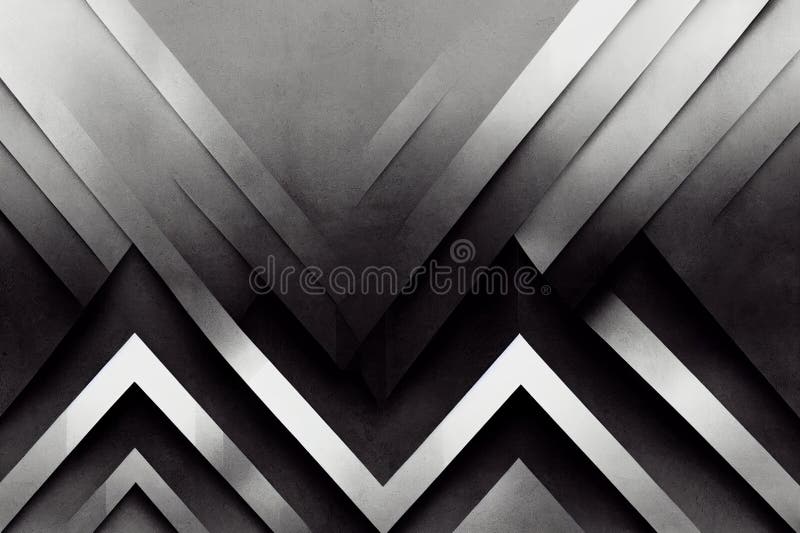 Futuristic Modern Background with Grey and Black Concrete and Metallic ...