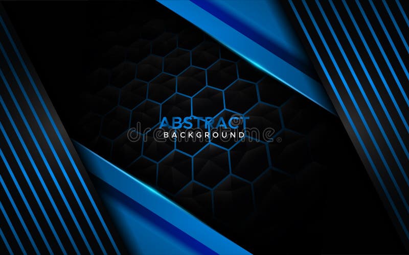 Futuristic Modern Blue Background with Blue Lines. Abstract Background ...