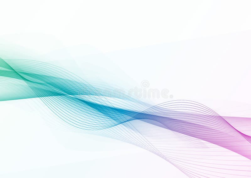Futuristic Modern High-tech Line Wave Layout Stock Vector ...