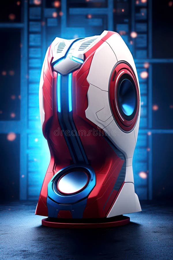 Futuristic Modern Loud Speaker Electronics Stock Illustration ...