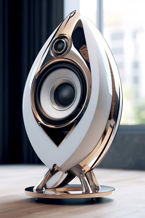 Futuristic Modern Loud Speaker Electronics Stock Illustration ...