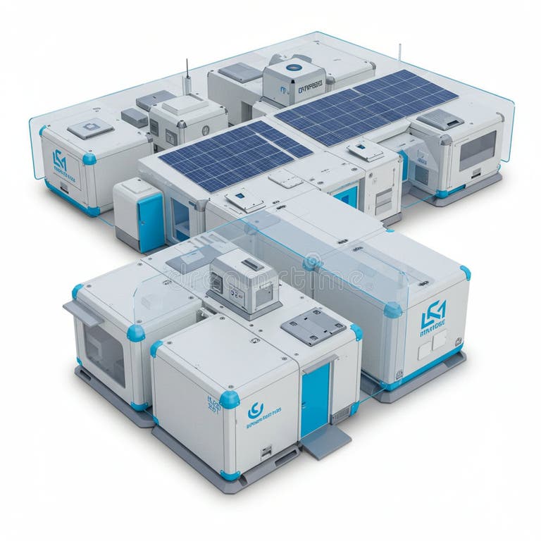 Futuristic Modular Building Design Features Interconnected Cubic Units ...