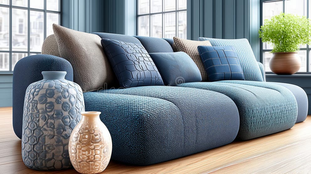 Innovative Modular Nesting Sofa with Self-healing Fabric and Adaptive ...