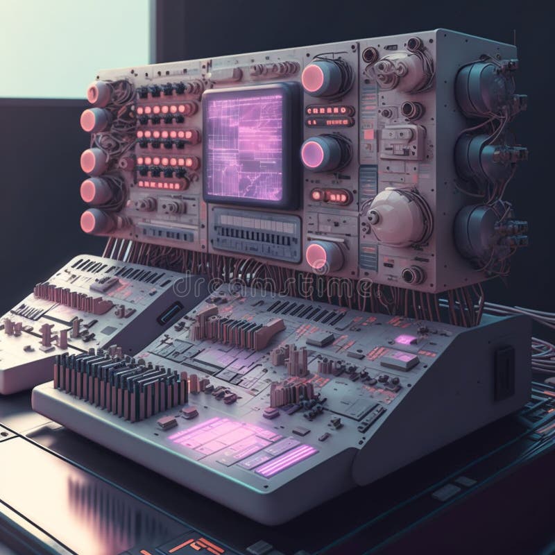 Futuristic Modular Synthesizer Stock Image - Image of futurism, modular ...
