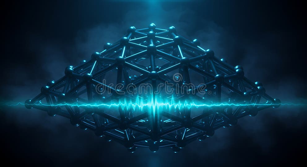 Complex Pyramidal Lattice Structure Stock Illustrations – 15 Complex ...