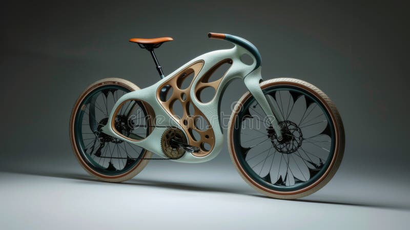 Futuristic Motorcycle with Advanced Technology Design Stock ...