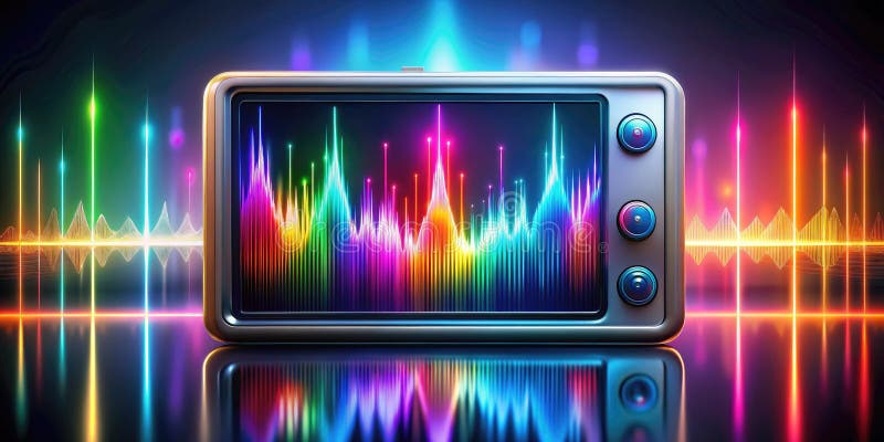 Futuristic MP3 Player Interface Design Surreal Glassmorphism with ...