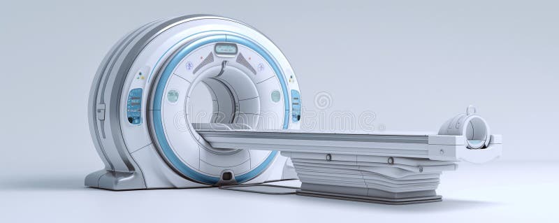 Futuristic MRI Scanner with a High-tech Interface Stock Photo - Image ...