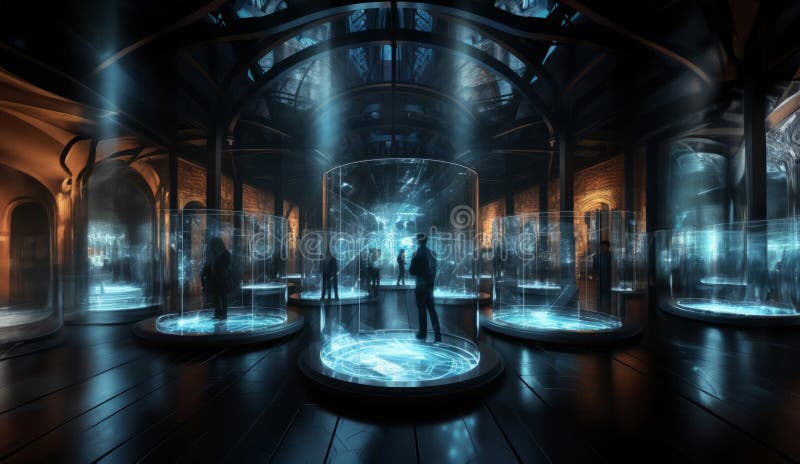 In a Futuristic Museum, Holograms Vividly Depict the History of the ...