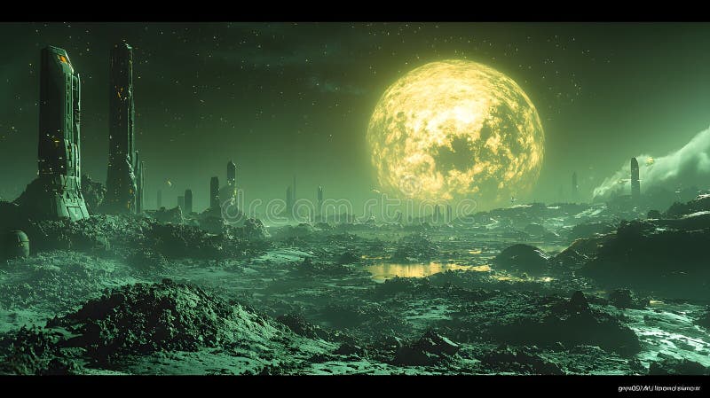 Futuristic Nature Harmonious Technological in a Sustainable Landscape ...