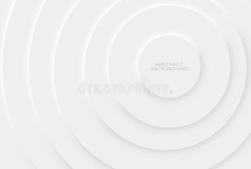 Futuristic Neomorphism Shape Elements Design. Minimalistic White ...