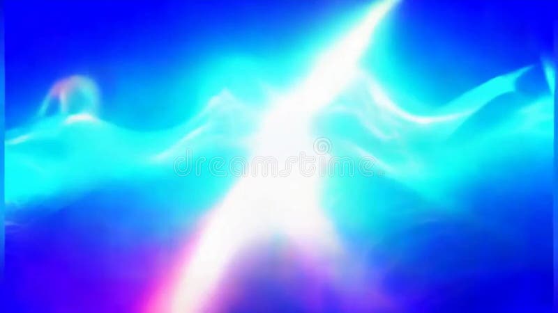 Futuristic Neon Communication Waves in a Low-poly Style, Creating a ...