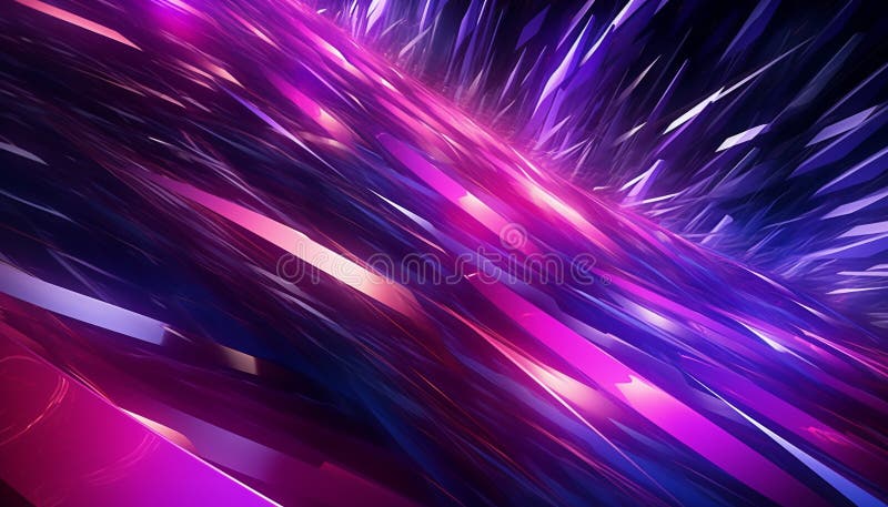 Futuristic Neon Glide - Amethyst and Ruby Dynamic Abstract Wallpaper ...